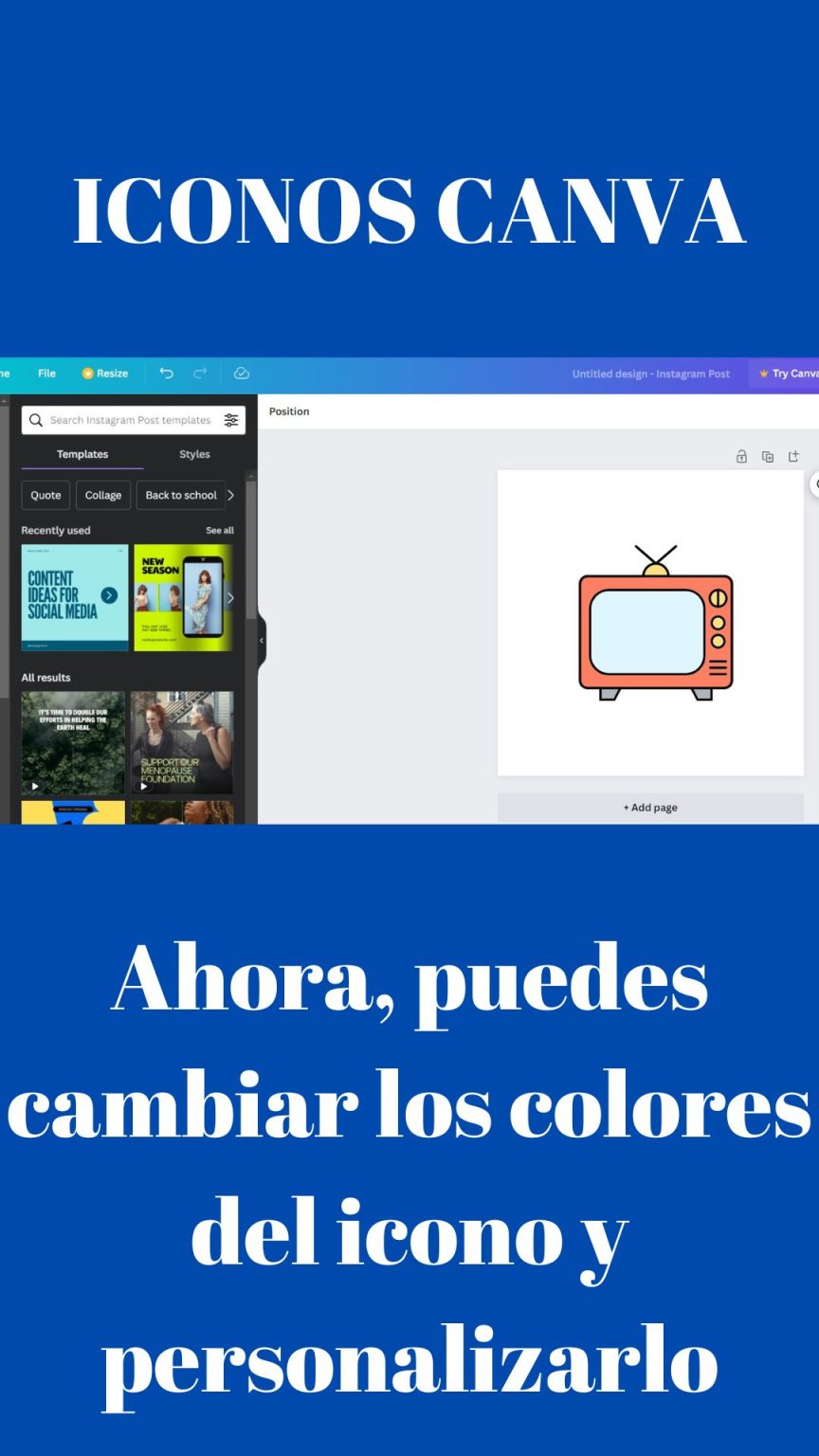Iconos gratis en Canva, trucos para sacar el máximo partido - Gema Popera