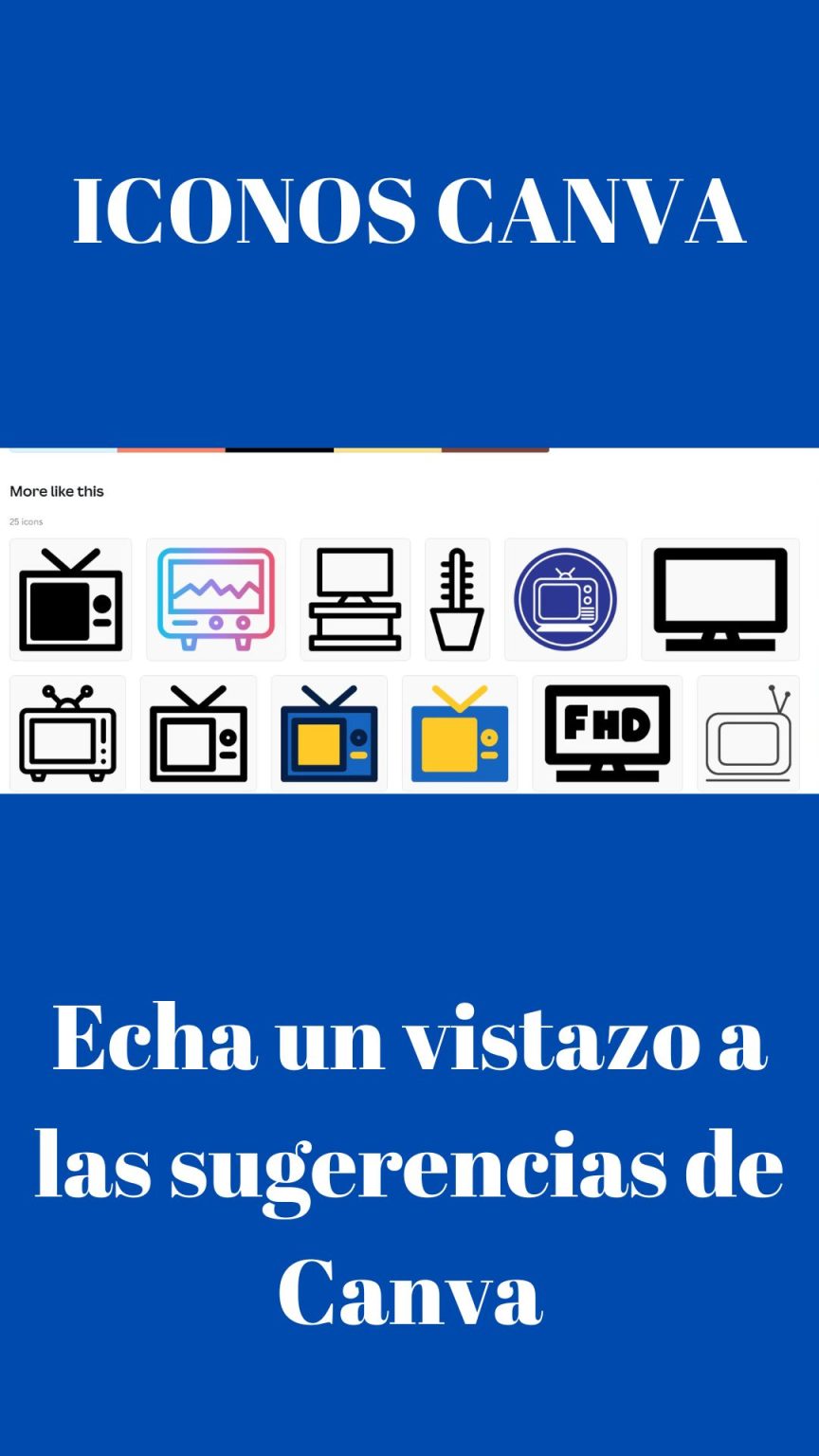 Iconos gratis en Canva, trucos para sacar el máximo partido - Gema Popera