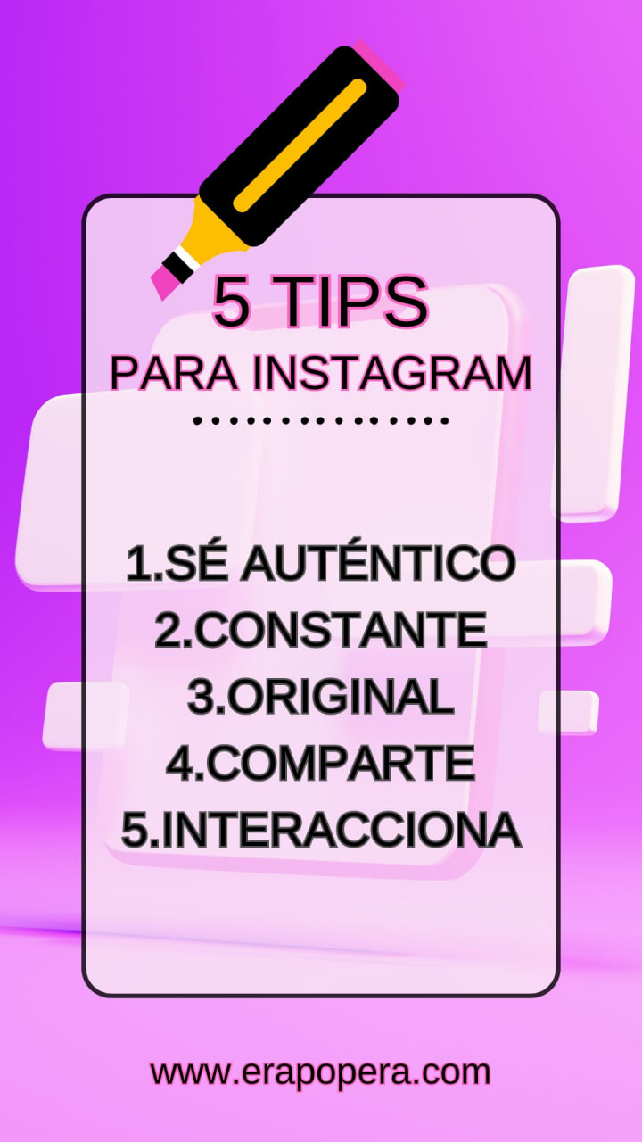 Plantillas para Tips formato Storie - Gema Popera