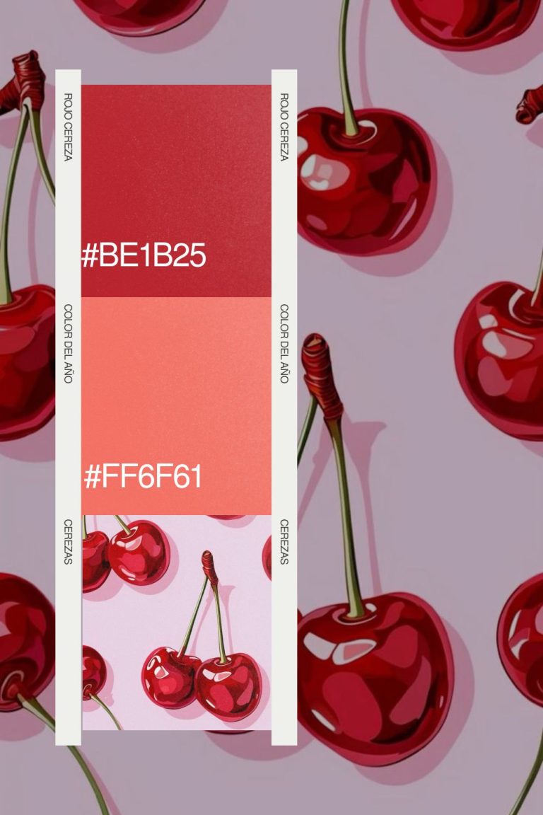 Guía Completa del Color Rojo Cereza Tendencia en Diseño