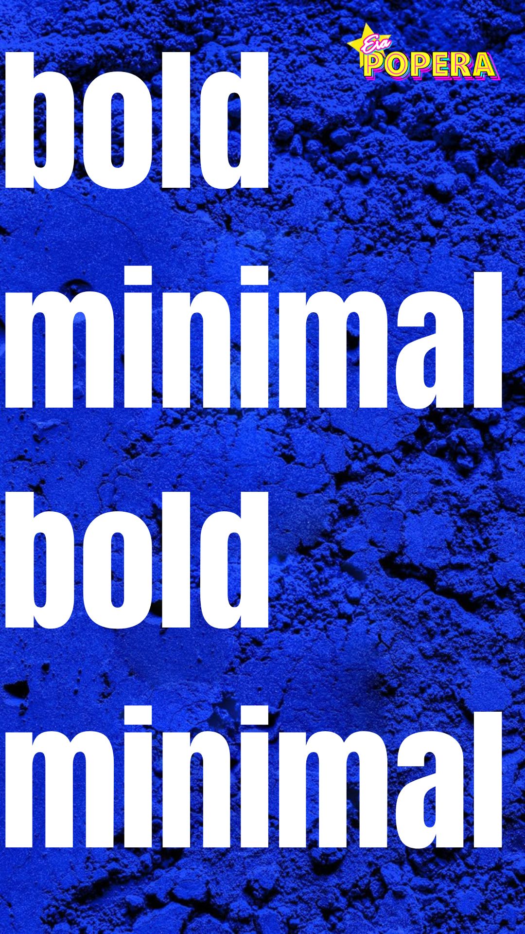 Estilo Bold Minimal en Diseño 2025