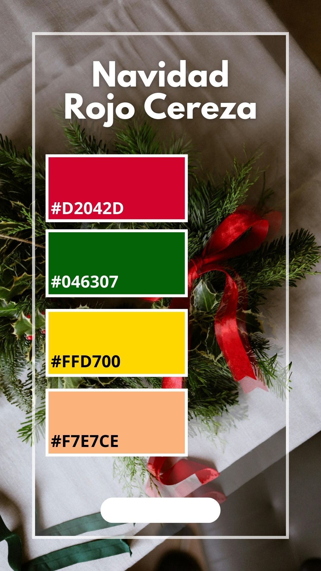 Paletas de colores para Navidad 2025 ¡En el Blog!