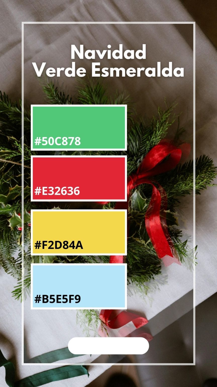 Paletas de colores para Navidad 2025 ¡En el Blog!